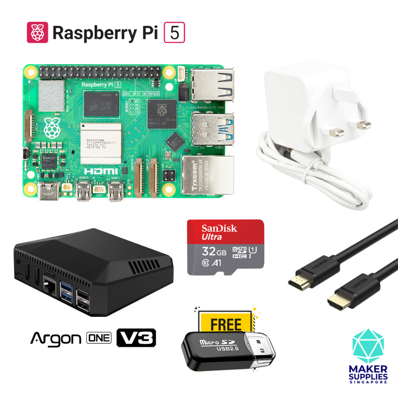 Raspberry Pi 5 (Boards and Bundles) – MakerSupplies Singapore