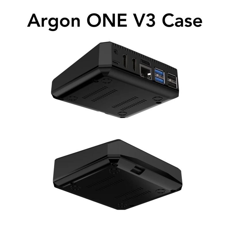 Argon ONE V3 Case for Raspberry Pi 5 + M.2 NVME Expansion Option ...