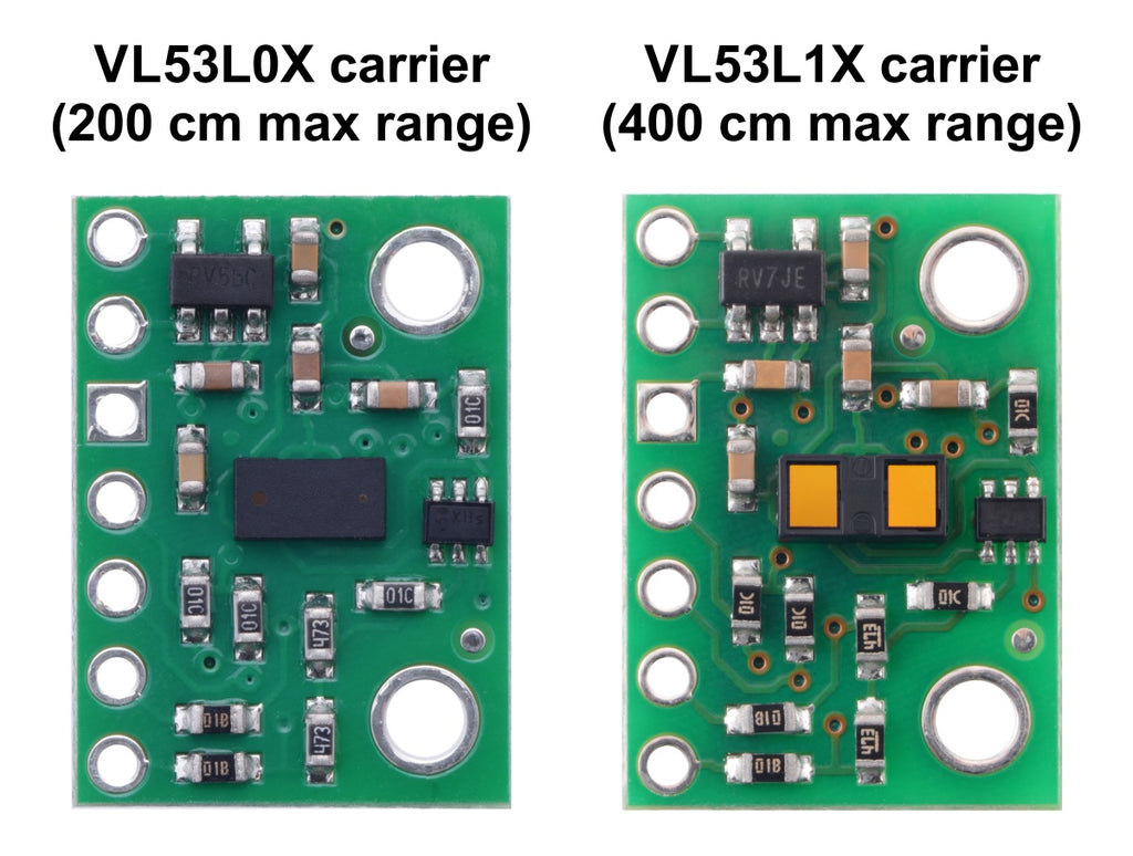VL53L0X Time-of-Flight Distance Sensor Carrier with Voltage Regulator,