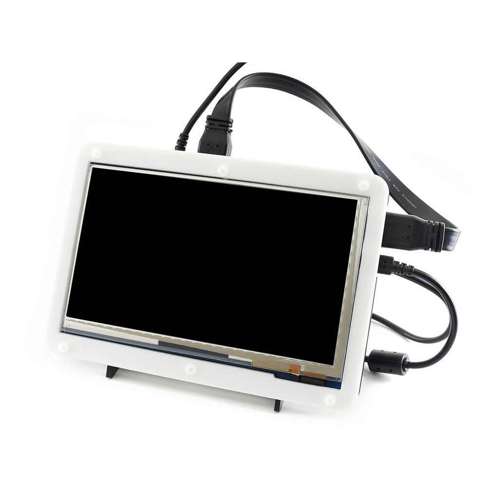7 inch HDMI LCD (C) IPS Capacitive Touchscreen Display 1024x600 with C ...