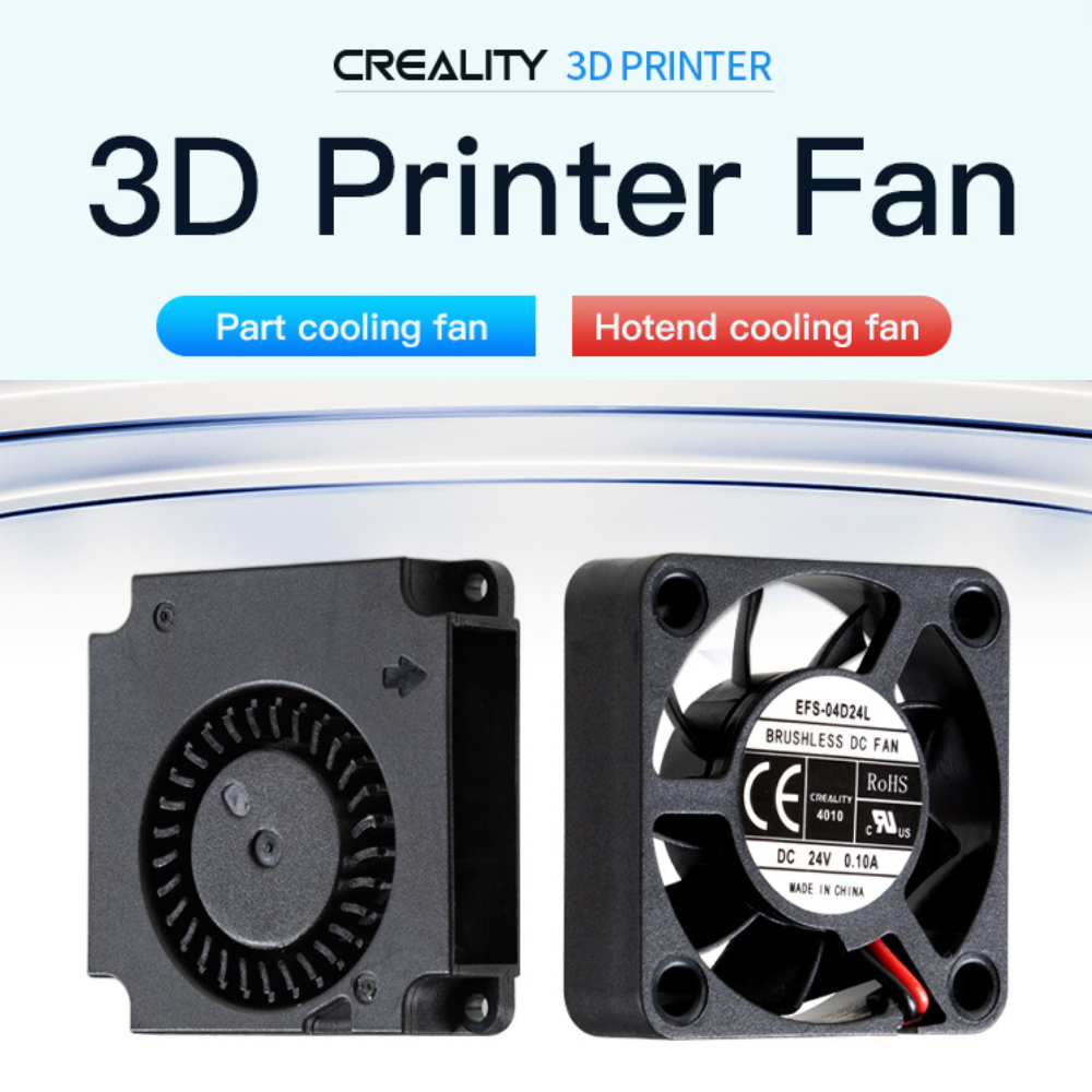 Creality 24V 4010 / 6015 Axial Hotend / Part Cooling Fan for 3D Printe