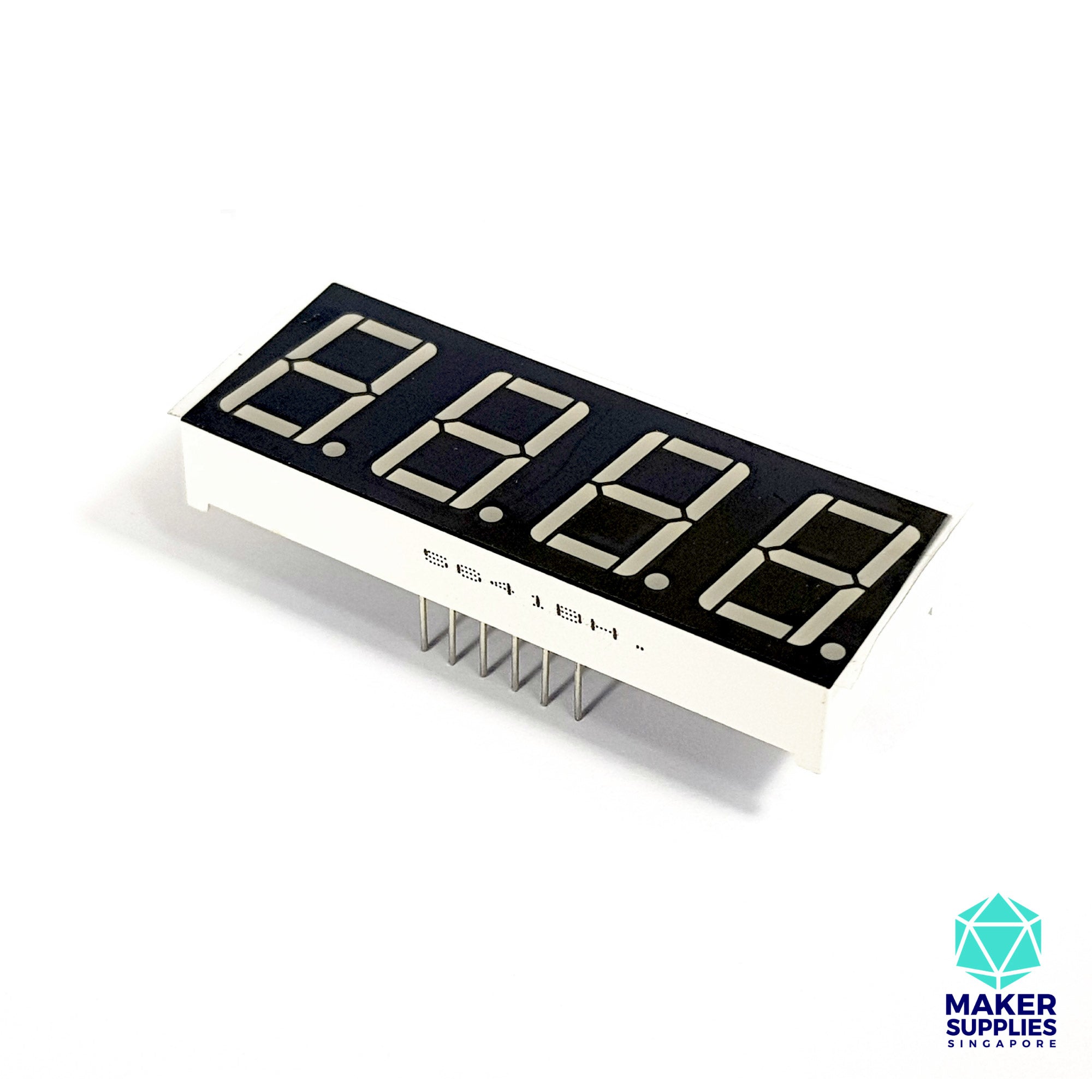4 Digit 7 Segment Common Anode LED Display (5641BH)