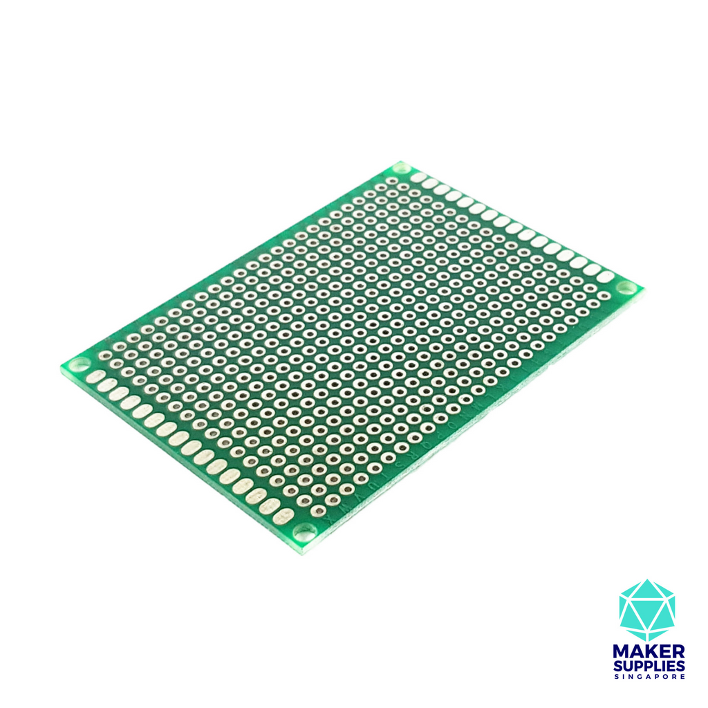 5cm by 7cm Double-Sided Perfboard – MakerSupplies Singapore