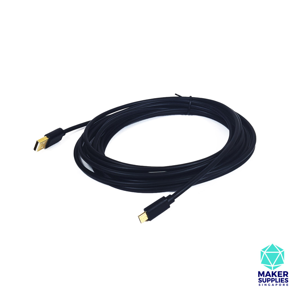 0.25m / 1m / 3m / 5m Micro USB to USB A Data Cable