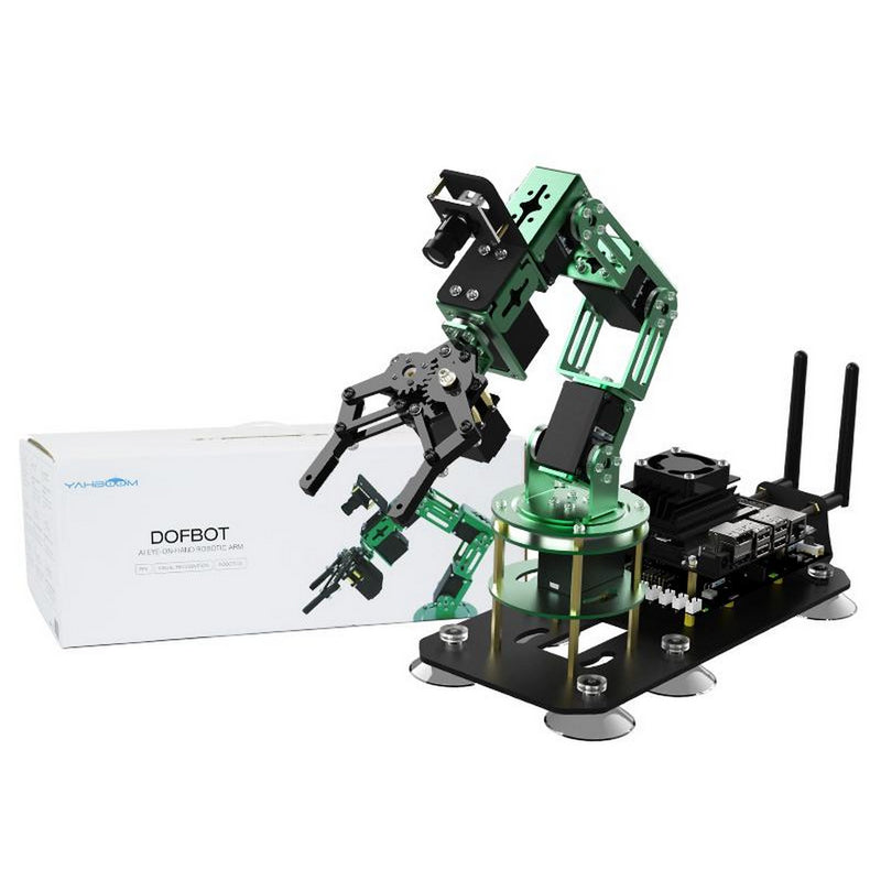 Yahboom DOFBOT AI Vision Robotic Arm with ROS for Jetson Nano 4GB B01 ...