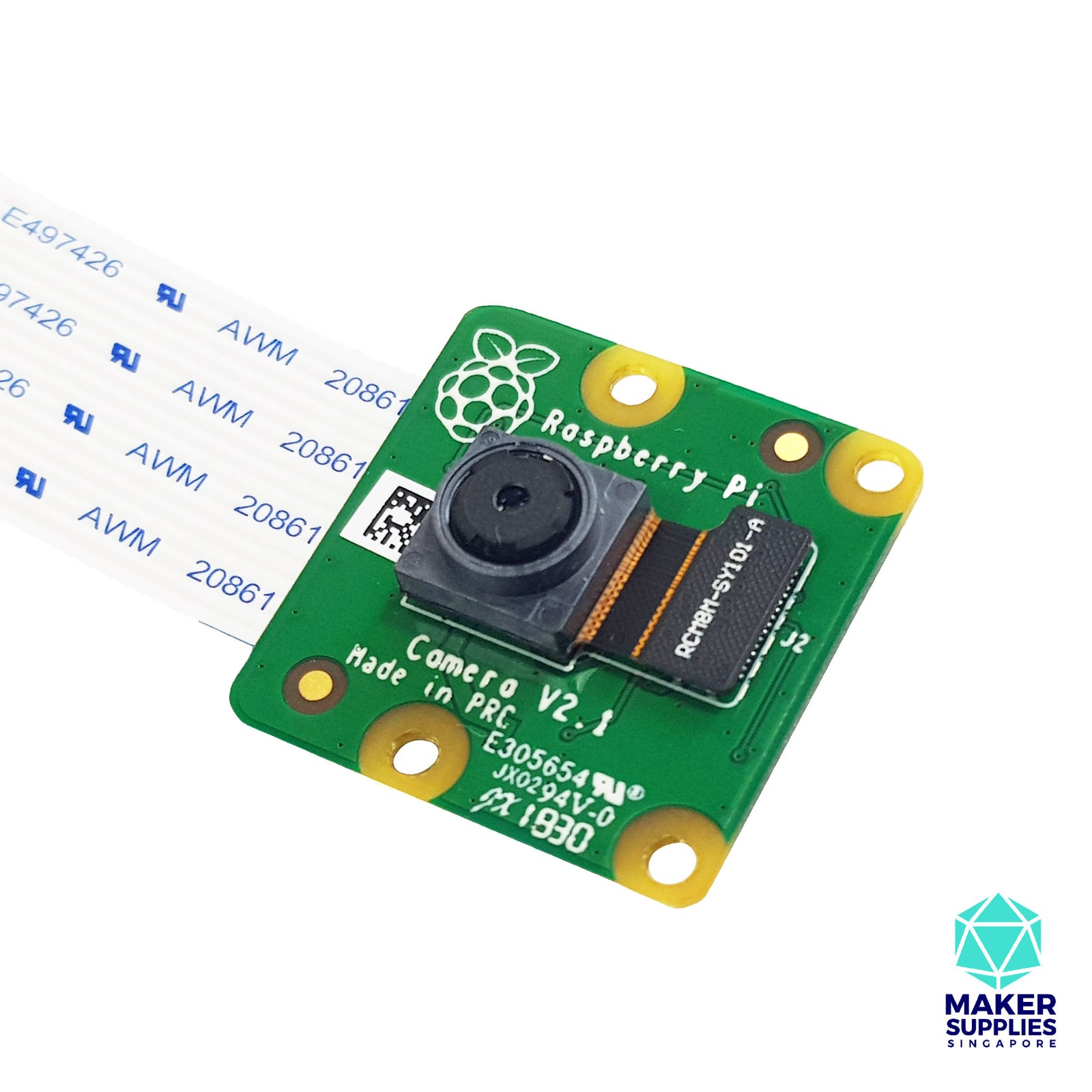 8MP Raspberry Pi Camera Module V2 and Camera Holder Bundle – MakerSupplies Singapore