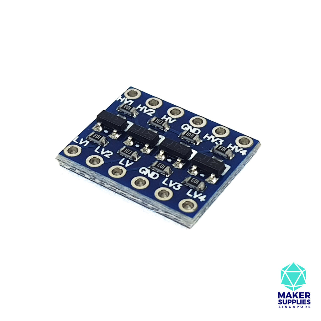 Bi-Directional Logic Level Converter (3.3V to 5V) – MakerSupplies Singapore