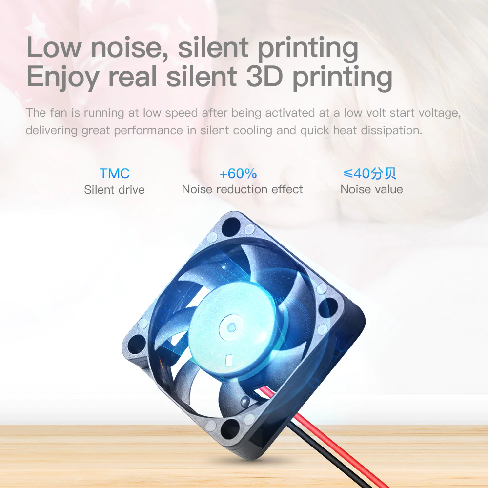 Creality 24V 4010 / 6015 Axial Hotend / Part Cooling Fan for 3D Printe