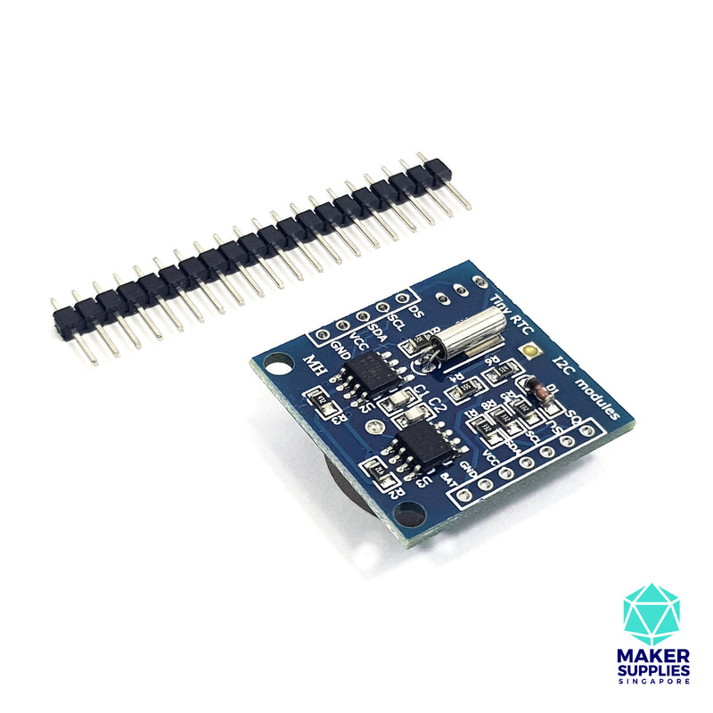 DS1307 Real Time Clock (RTC) Module – MakerSupplies Singapore