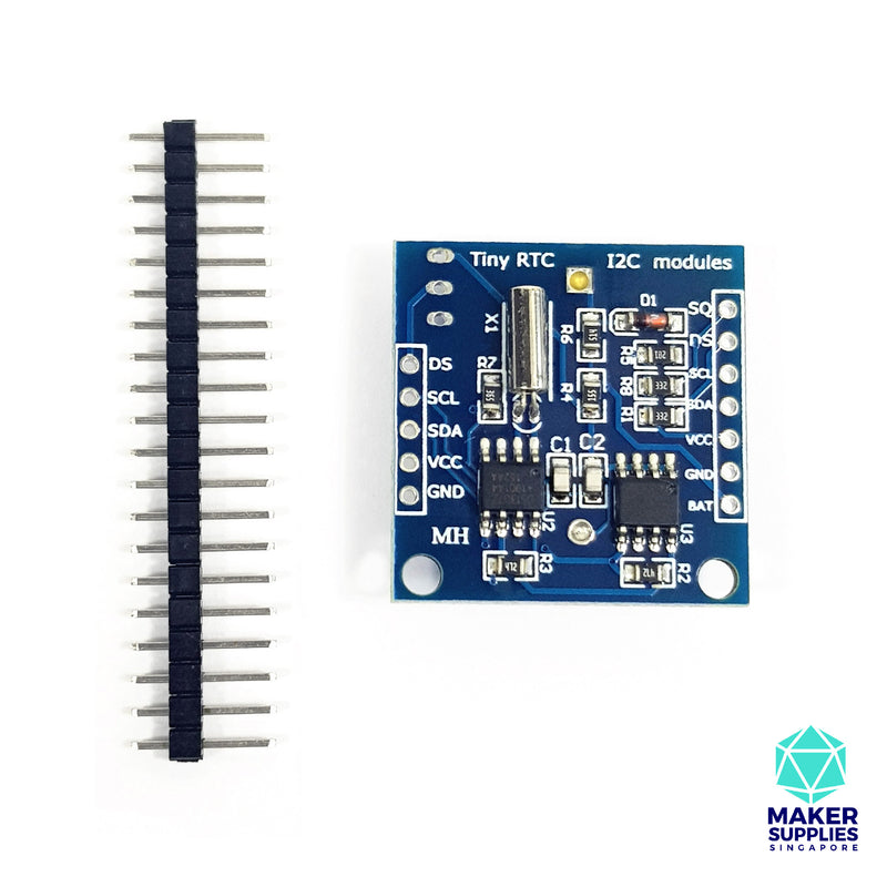 DS1307 Real Time Clock (RTC) Module – MakerSupplies Singapore