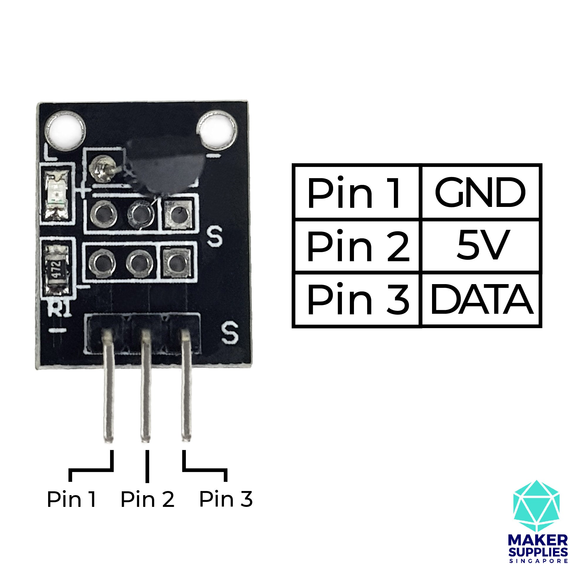 KY-001 Temperature Sensor 18B20 Module