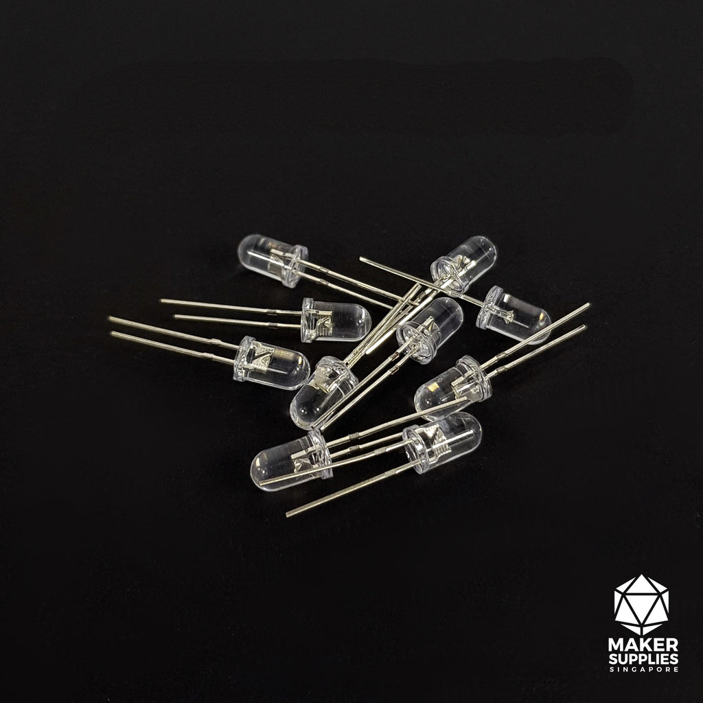 10pcs 5mm White LED