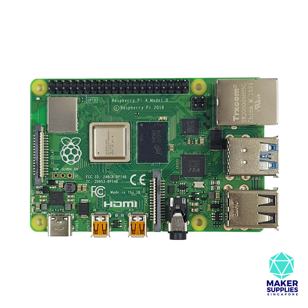 Raspberry Pi 4 Basic Bundle with ABS Plastic Casing – MakerSupplies ...