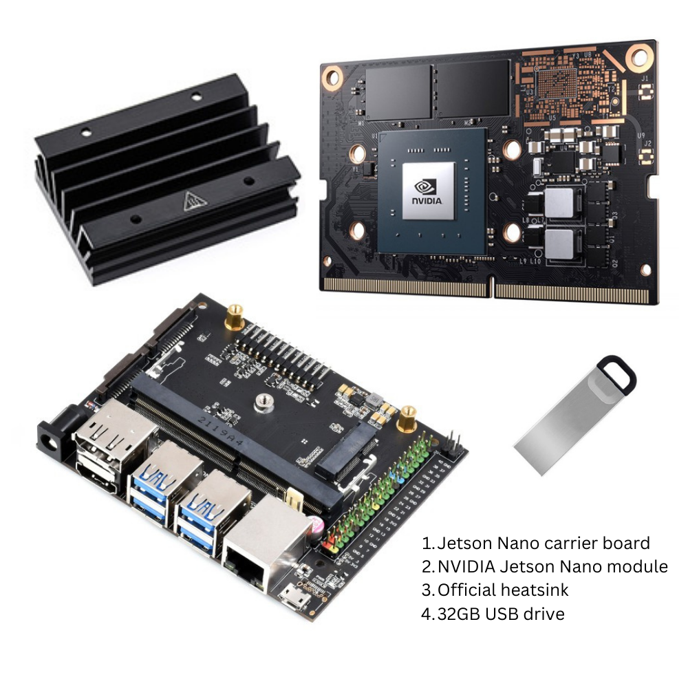 Waveshare NVIDIA Jetson Nano 4GB Developer Kit B01 – MakerSupplies ...